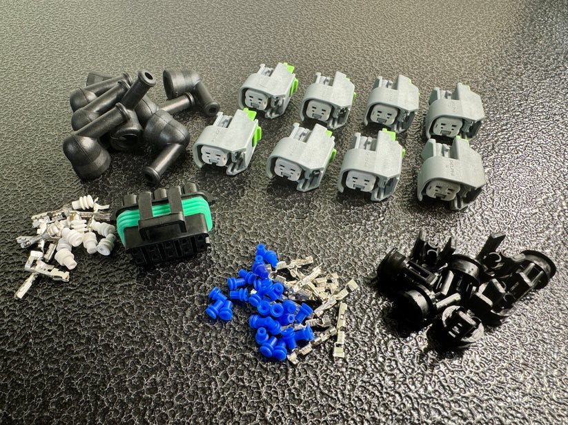 16 Injector ULTIMATE USCAR/EV6 Delphi Connector Kit – moorethrottle